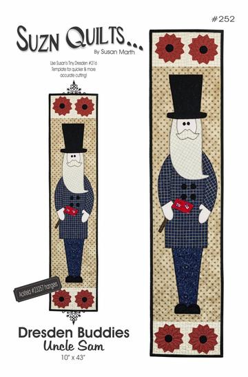 Uncle Sam- Dresden Buddies by Suzn Quilts | Salem Stitches & Retreats